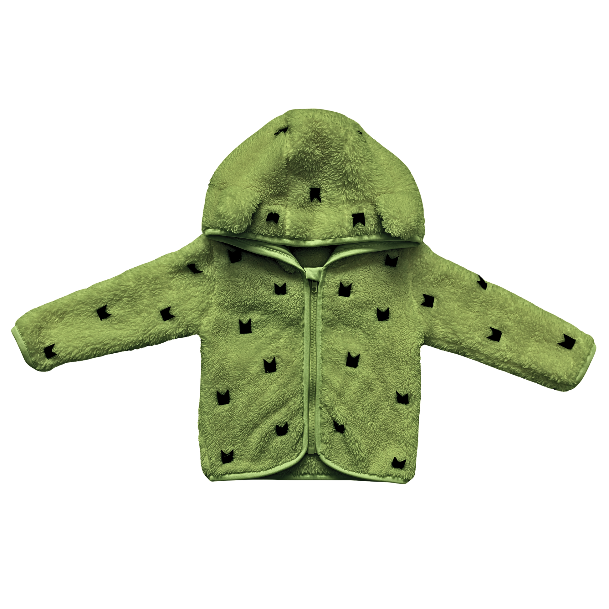Cactus Teddy Kids Zip Hoodie – Coachella Store
